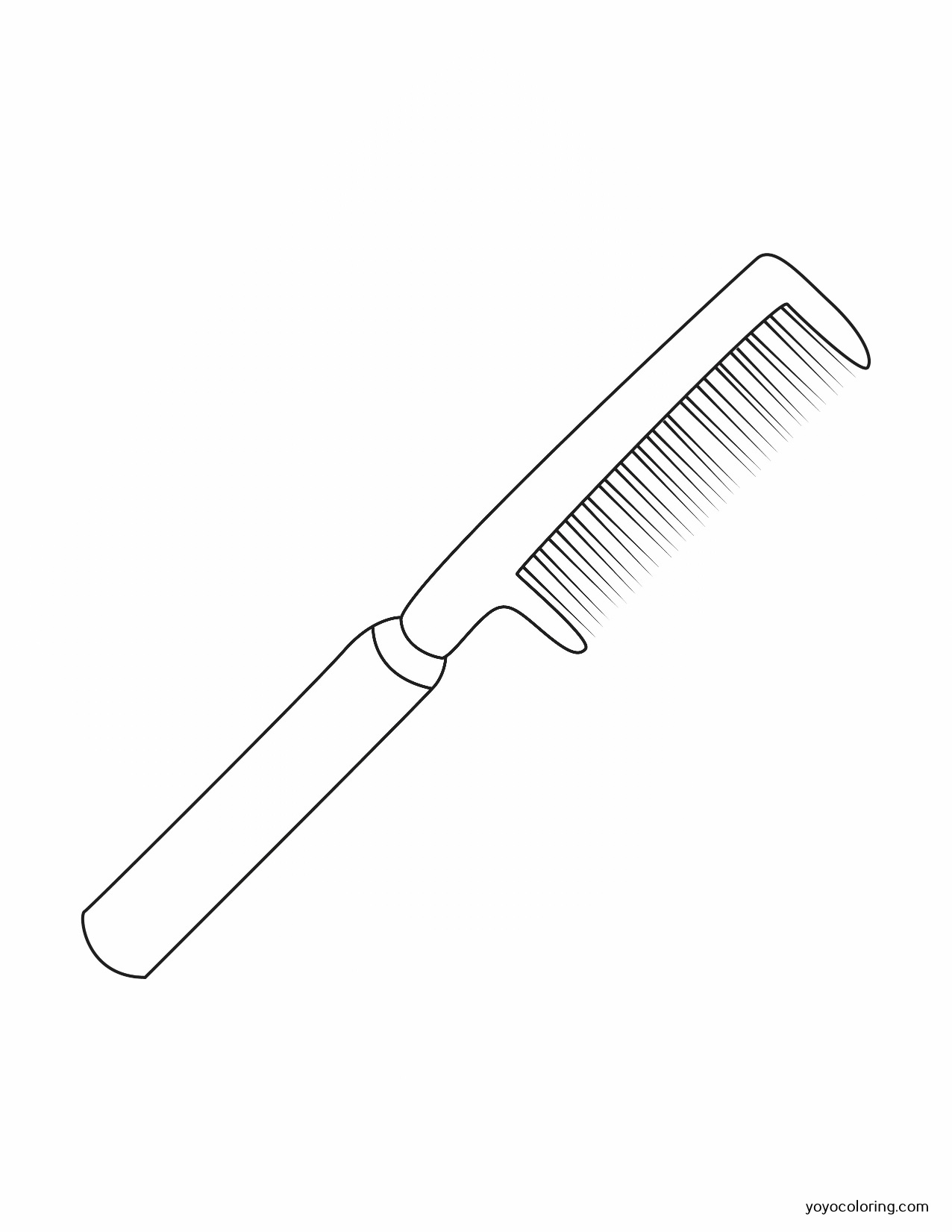 Comb Coloring Page