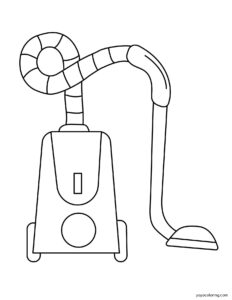 Vacuum cleaner Coloring Pages ᗎ Printable Painting Template