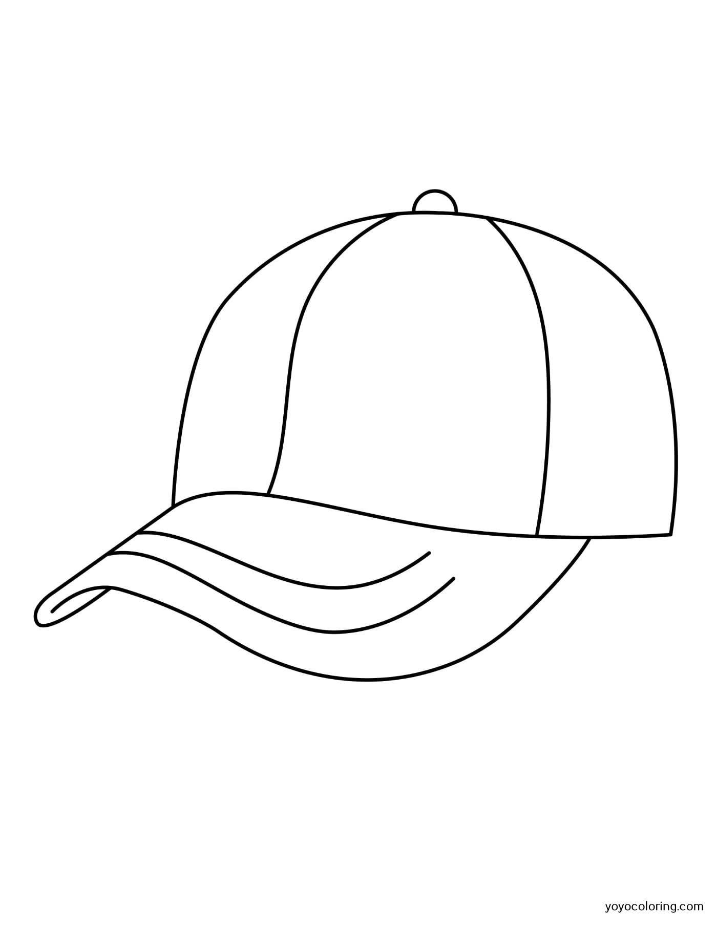 Cap Coloring Pages Clipart Best Sketch Coloring Page